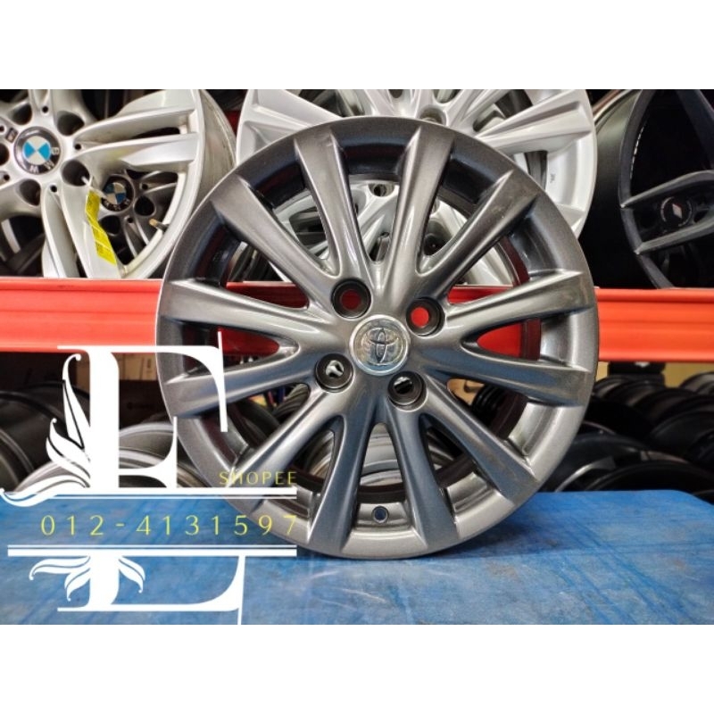 USED SPORT RIM 15 INCH TOYOTA VIOS MODEL RM560 4PC 1SET (KENA BELI ...