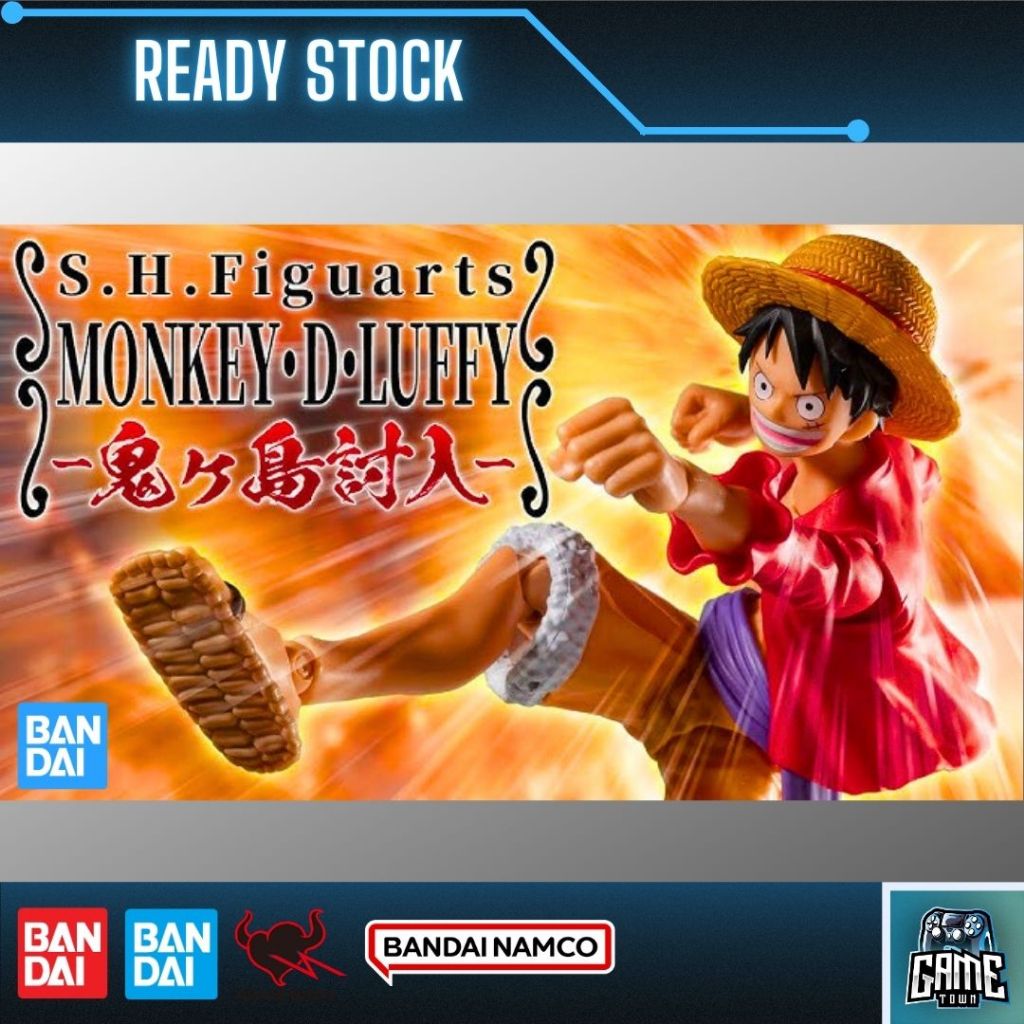 Bandai Tamashii SHF S.H.Figuarts Monkey. D. Luffy -The Raid on Onigashima- [One Piece] | Shopee ...
