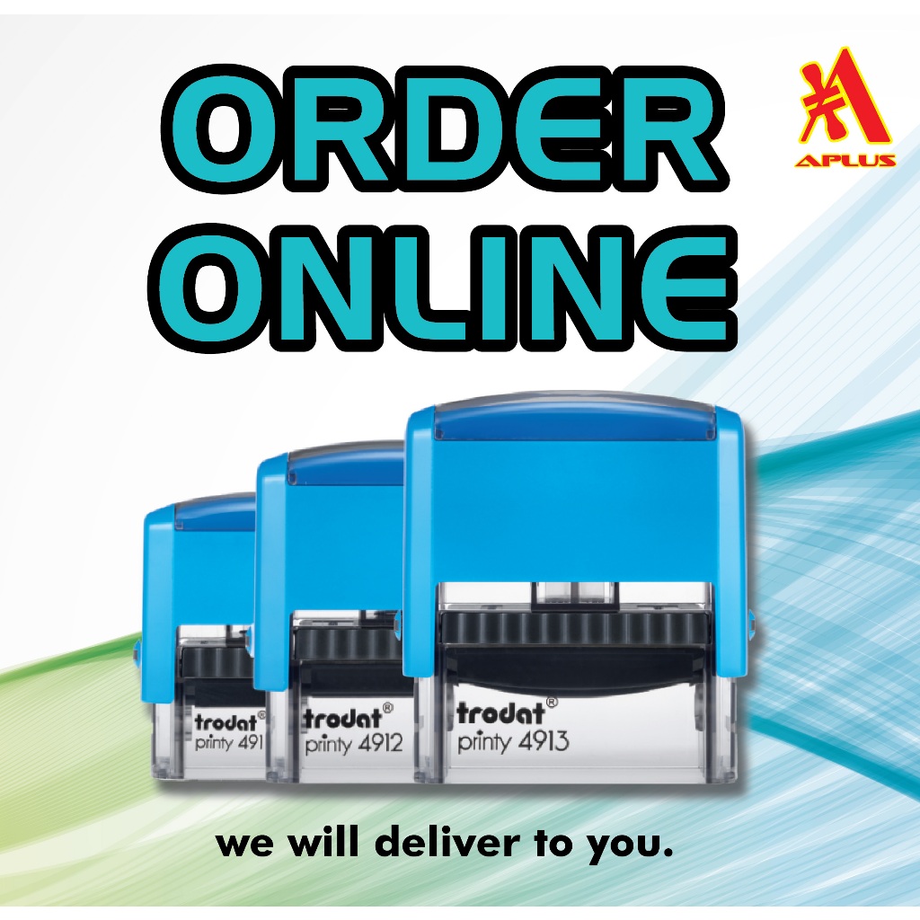 TRODAT Cop Berdakwat / Self Inking Stamp / Cop jenis Ink / Pelbagai ...