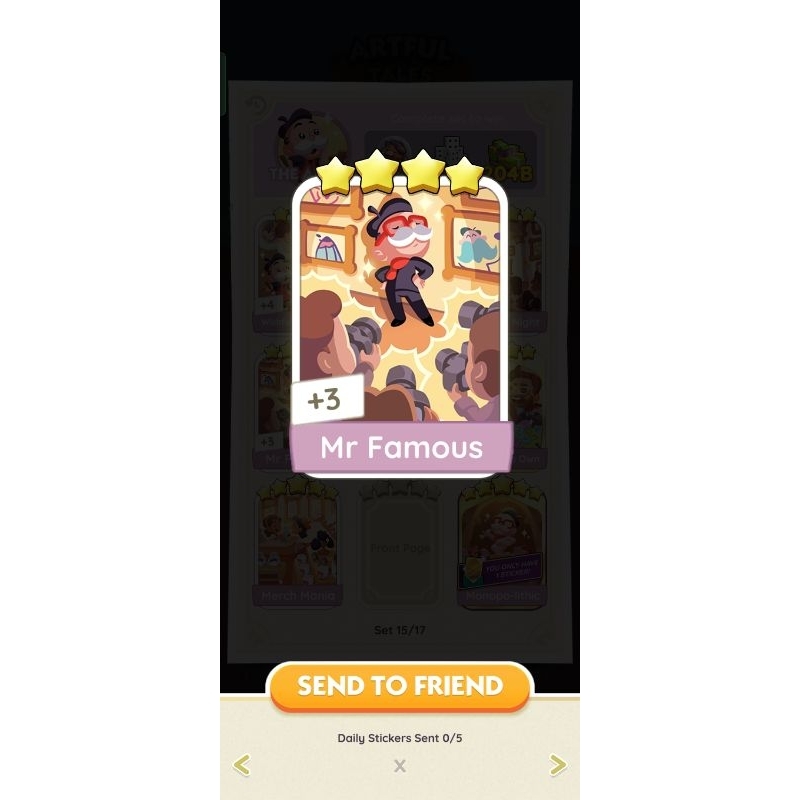 Mr Famous Monopoly Sticker | Shopee Malaysia