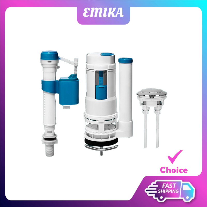 Emika ChoiceToilet Flush Set Pam Tandas Flush Duduk Valve Flushing ...
