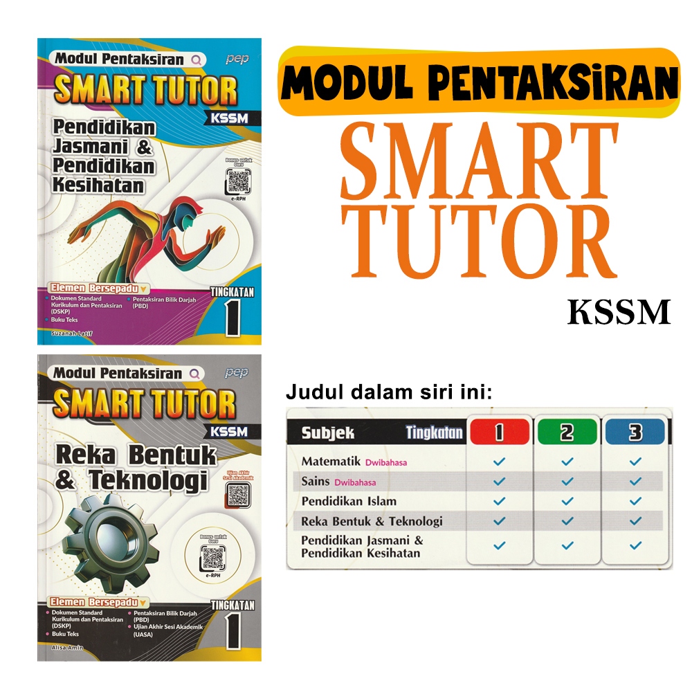 PEP | ACTIVITY BOOK | KSSM - MODUL PENTAKSIRAN SMART TUTOR ( TINGKATAN 1 - 3 ) ( 2024 ) | Shopee ...