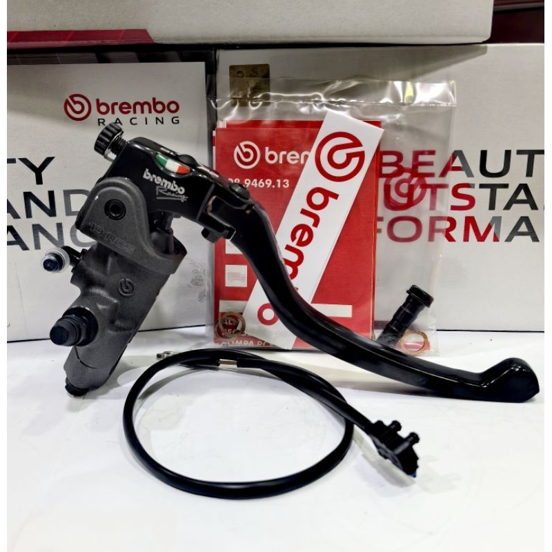 OFFICIAL DEALER -100% ORIGINAL BREMBO RCS19 BRAKE MASTER PUMP - PART NO ...