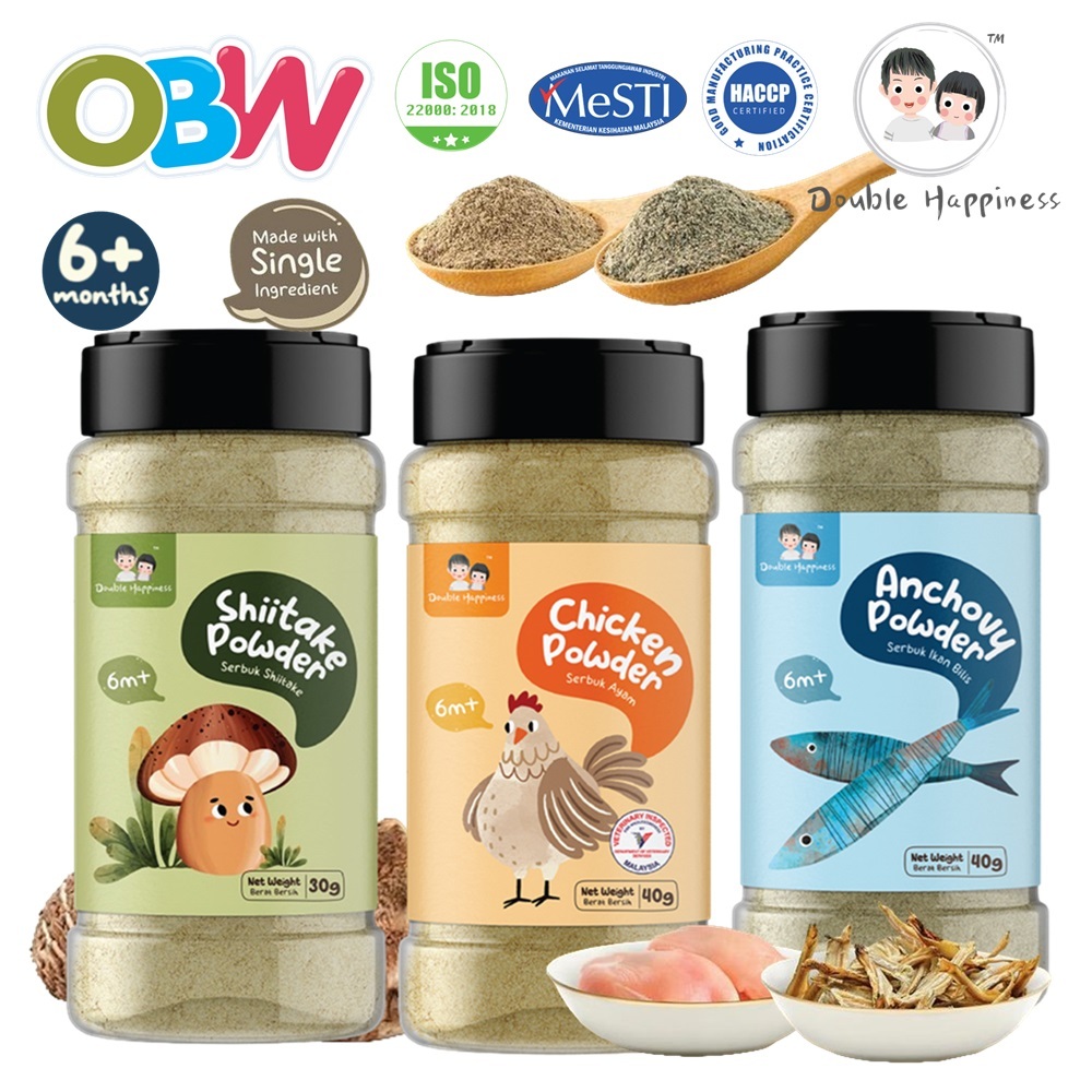 Double Happiness Baby Seasoning Powder | Serbuk Perasa Makanan Bayi ...