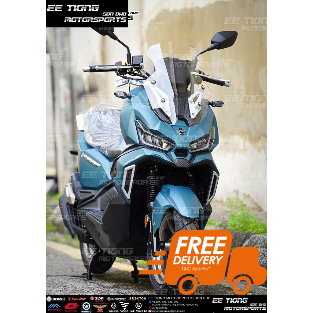 SYM HUSKY 150 *(NEW-UNREGISTER) ADV ABS SCOOTER SE MATT GREEN READY ...