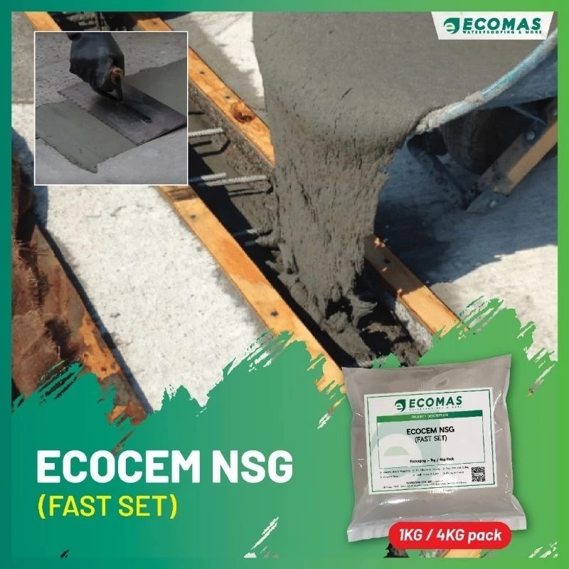 ECOPATCH CEMENT FAST SET & ECOCEM NSG FAST SET / FAST-SETTING, FIBRE ...