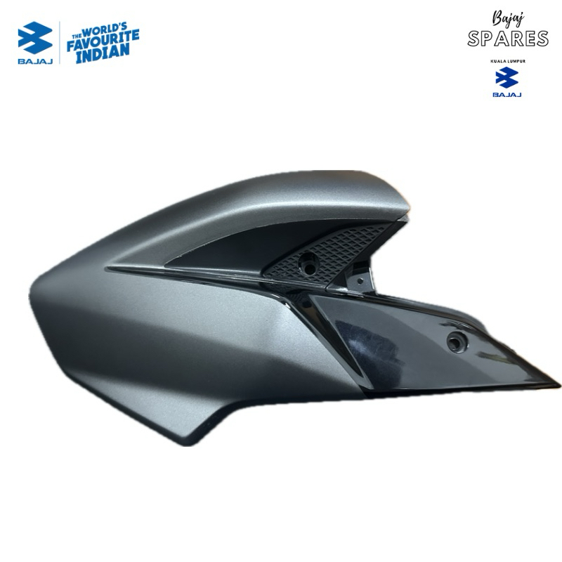 SIDE TANK COVER PEWTER GRAY WITH BLACK LH/RH SIDE PULSAR NS200 BAJAJ ...