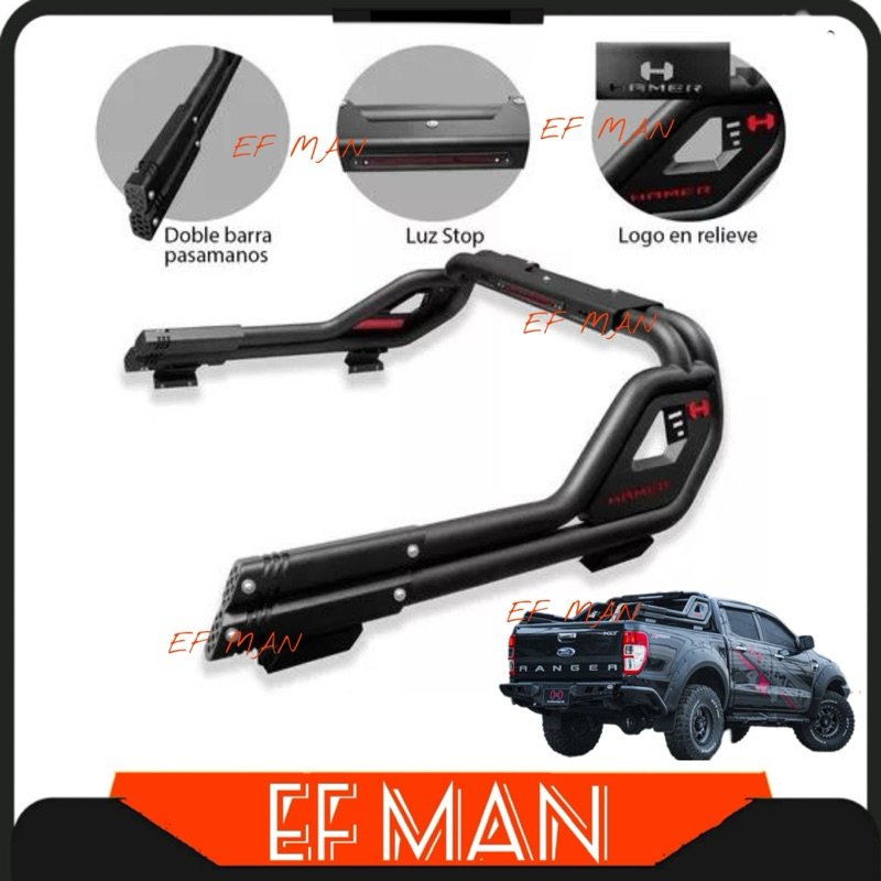 4X4 NIGHT FURRY SPORT ROLL BAR HILUX VIGO REVO ROGUE RANGER T6 T7 T8 ...