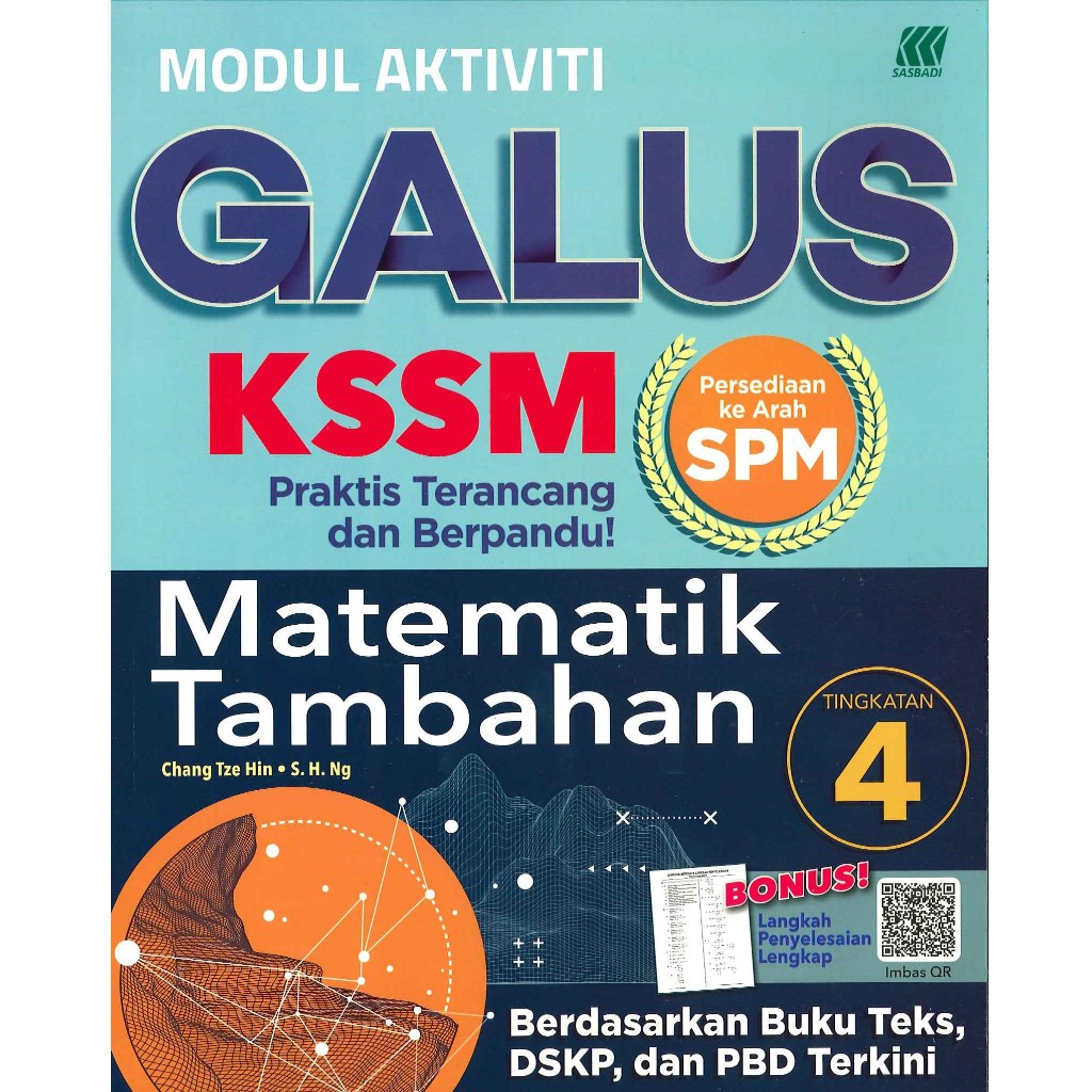 MODUL AKTIVITI GALUS KSSM MATEMATIK TAMBAHAN SPM TINGKATAN 4 | Shopee Malaysia