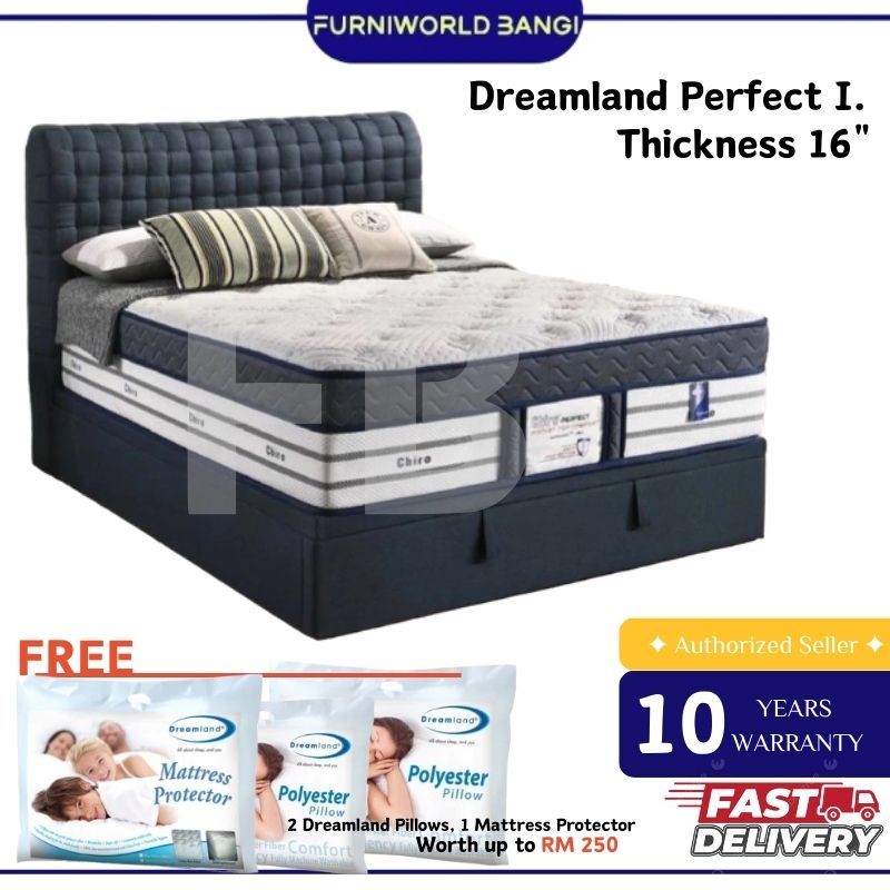 Dreamland Chiro Perfect I Mattress 16" Miracoil Spring System Tilam ...