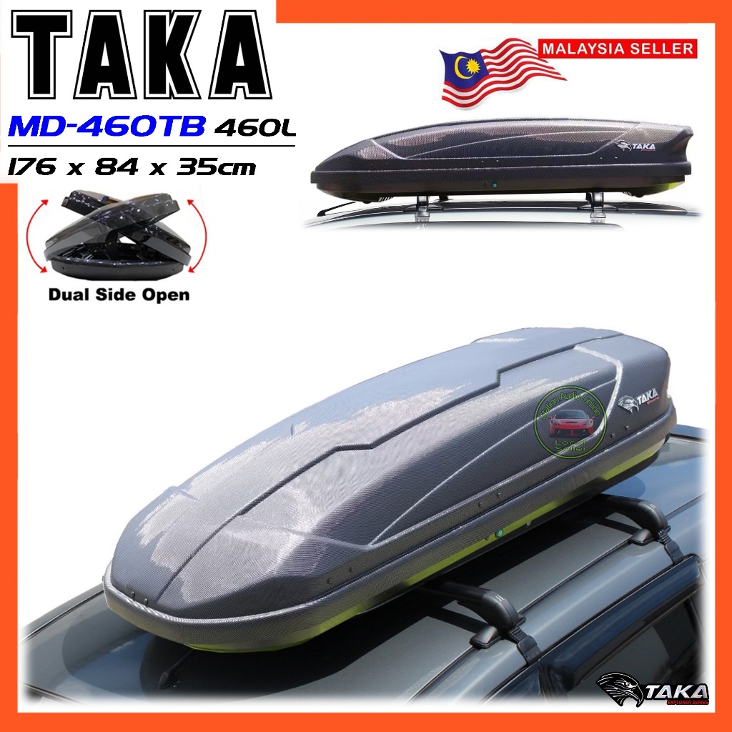 TAKA MD-460TB Bubble Design Car Roof Box [Special Edition] [XL Size ...