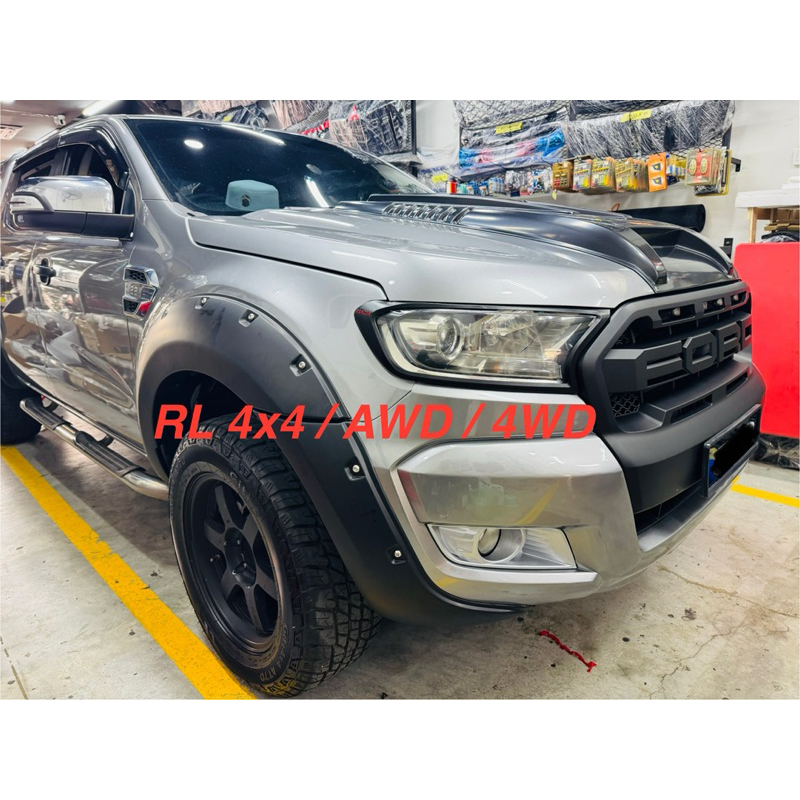 Ford ranger t7 t8 fender arch flare wheel mudflap 2015 2016 2017 2018 ...