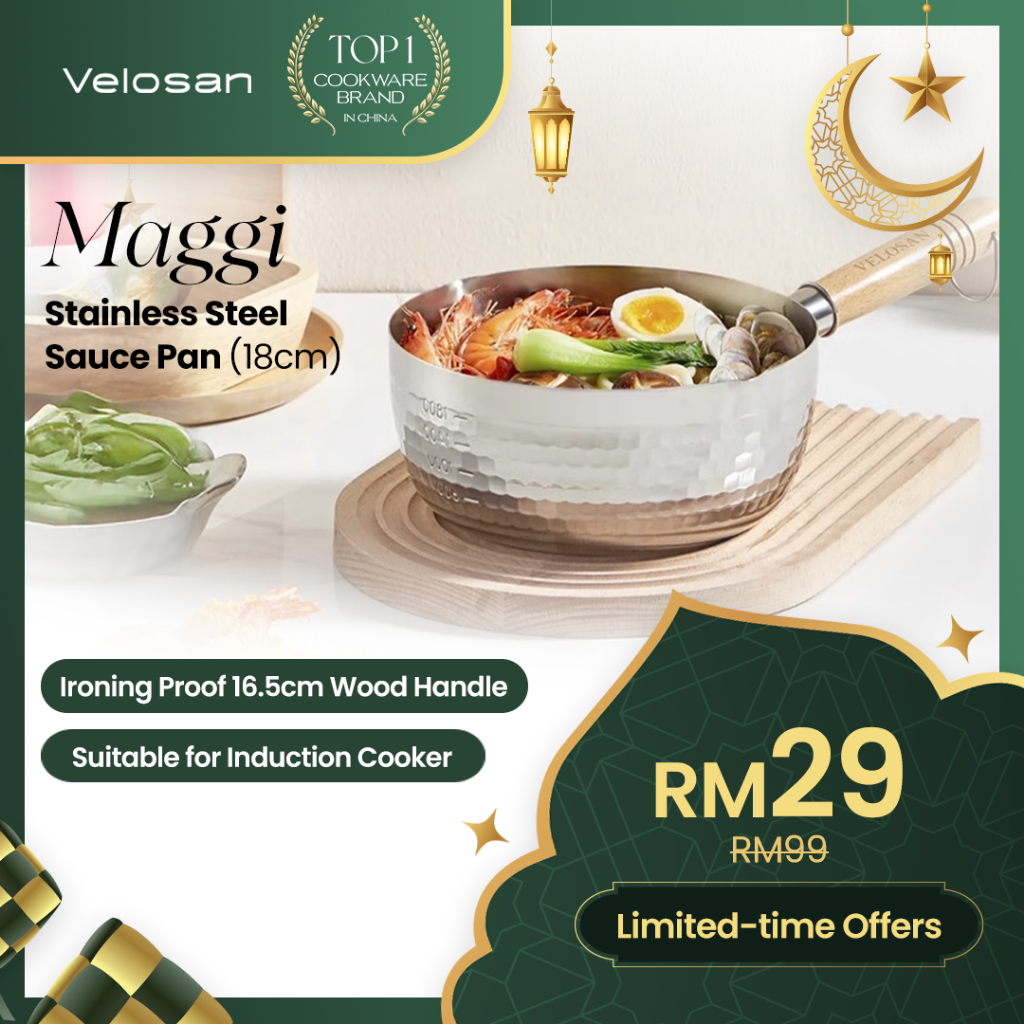 [Top picks] Velosan "Maggi" Stainless Steel Sauce Pan (18cm) | Multi ...