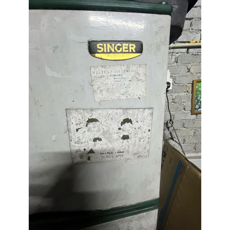 Kuala pilah peti ais singer lama berfungsi dengan baik freezer fidge ...