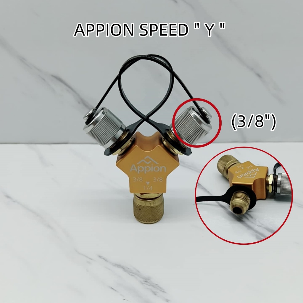 Appion Speed-Y (3/8'') connection hose recovery evacuation refrigerant ...