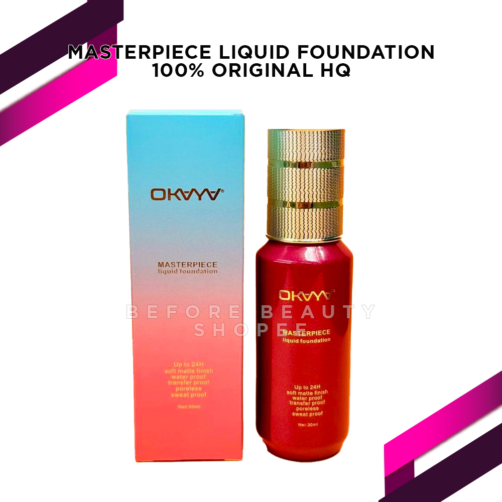 OKAYA MASTERPIECE LIQUID FOUNDATION - 100% ORIGINAL HQ | Shopee Malaysia