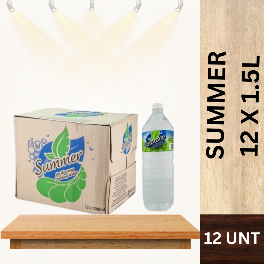 SUMMER Mineral Water 1.5L (12 Bottles) | Bulk Pack for Home & Office ...