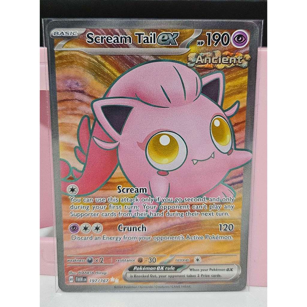 Pokemon TCG- Scream Tail EX 197/167 SV06 Twilight Masquerade | Shopee ...
