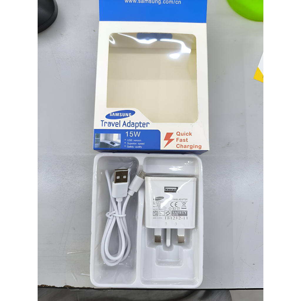 Samsung micro adapter set travel adopter set 15W | Shopee Malaysia