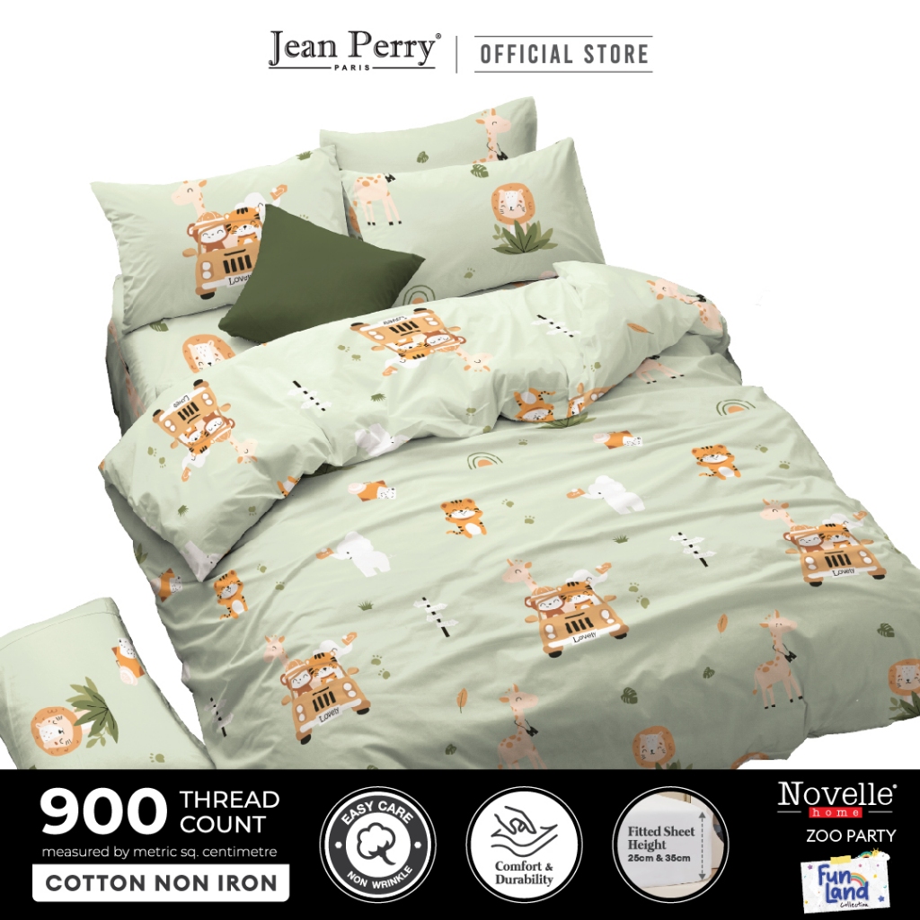 Novelle Fun Land Fitted Bedsheet Set (without Comforter/Quilt Cover ...