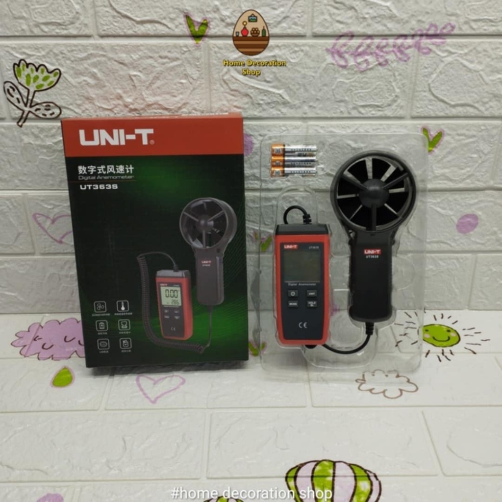 Digital Anemometer UNI-T (UT363S) check speed/temperature wind LCD ...