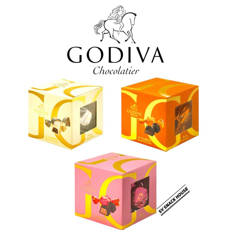 Godiva G Cubes Truffle Ruby Chocolate /Blond Chocolate/White Chocolate | Shopee Malaysia