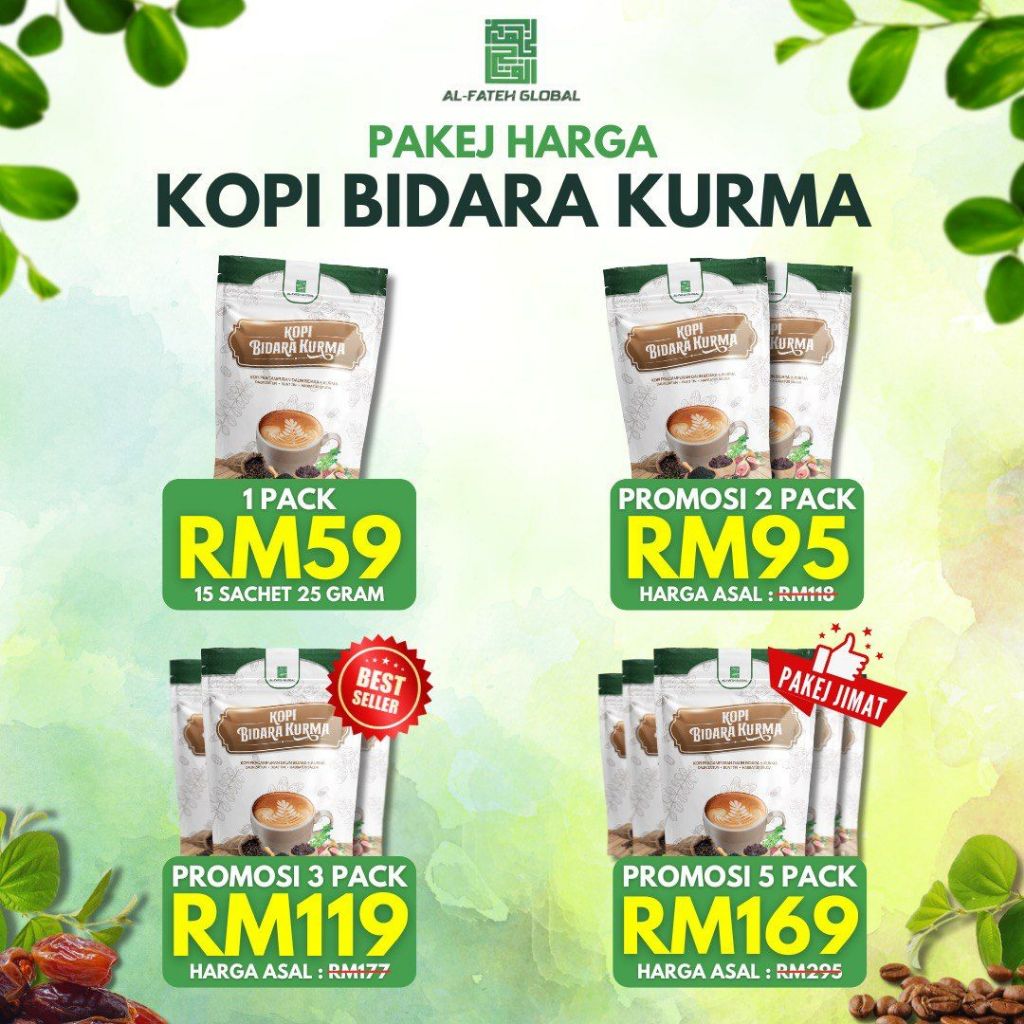 KOPI BIDARA KURMA (AL FATEH GLOBAL) | Shopee Malaysia