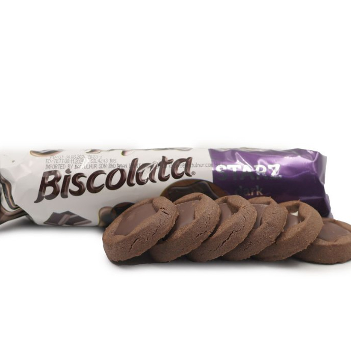 BISCOLATA STARZ dark , premium Bitter Chocolate Coated Biscuit Milk ...