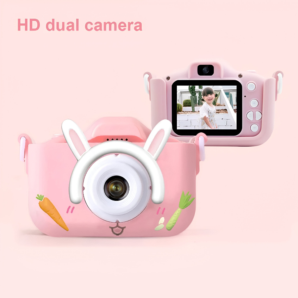 Kids Rabbit Camera, Age 3-9, 1080P HD Digital Video, Rechargeable Toy ...