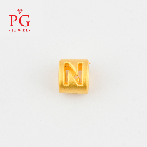 999/24K Gold Charm / Charm Emas Alphabet N PGJH180999 | Shopee Malaysia