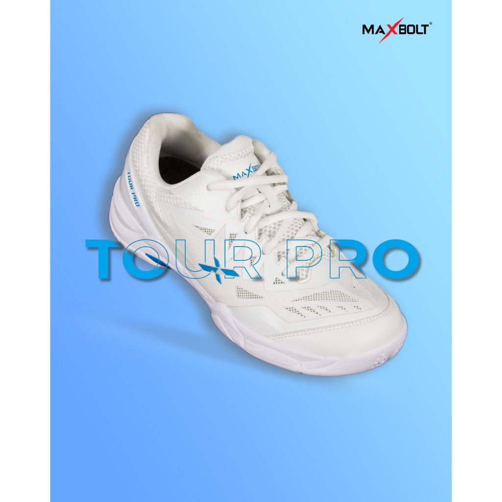 Maxbolt TOUR PRO WHITE Badminton Shoes unisex | Shopee Malaysia
