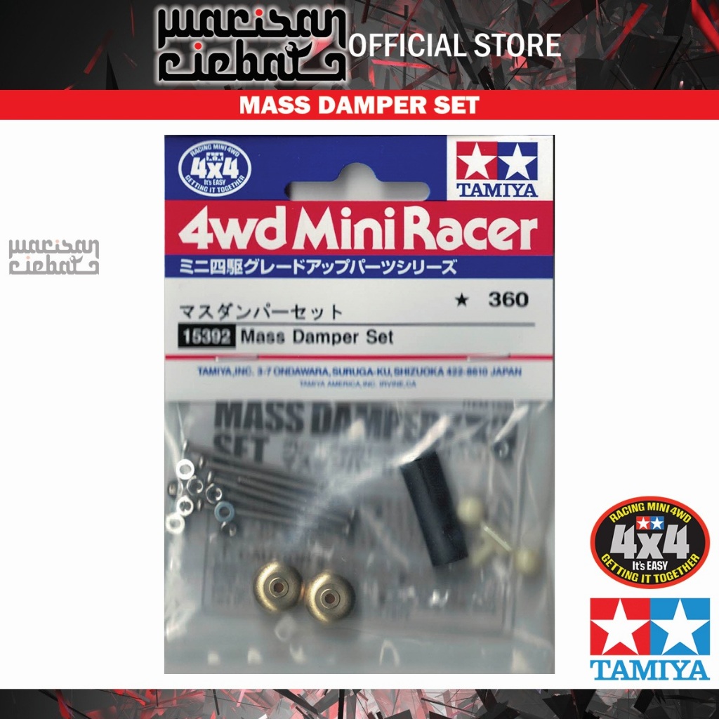 Tamiya 15392 Mini 4wd Mass Damper Set | Shopee Malaysia