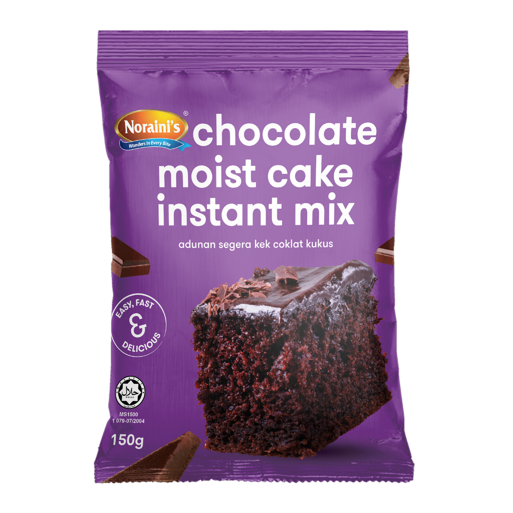 NORAINI'S INSTANT MIX CHOCOLATE MOIST CAKE 150GM | Shopee Malaysia