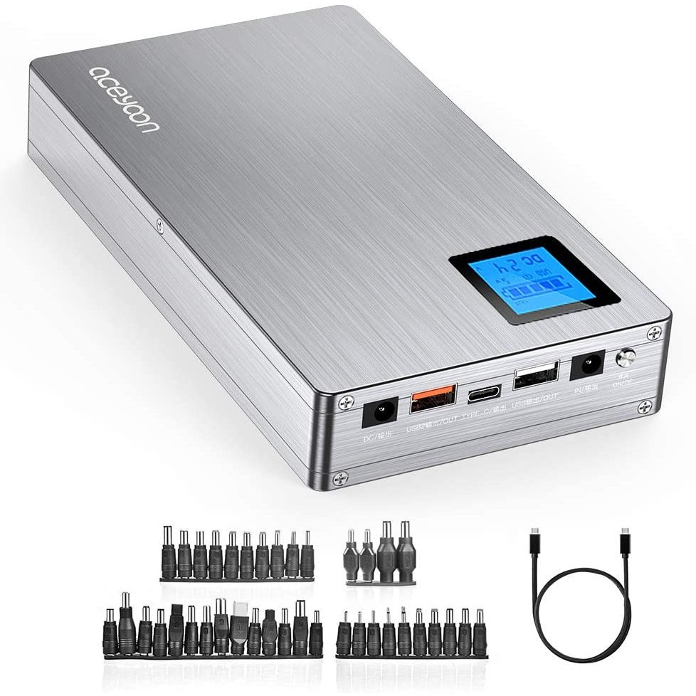 Aceyoon 50000mah Power Bank USB C PD 3.0 Laptop Battery Charger 5V 9V ...