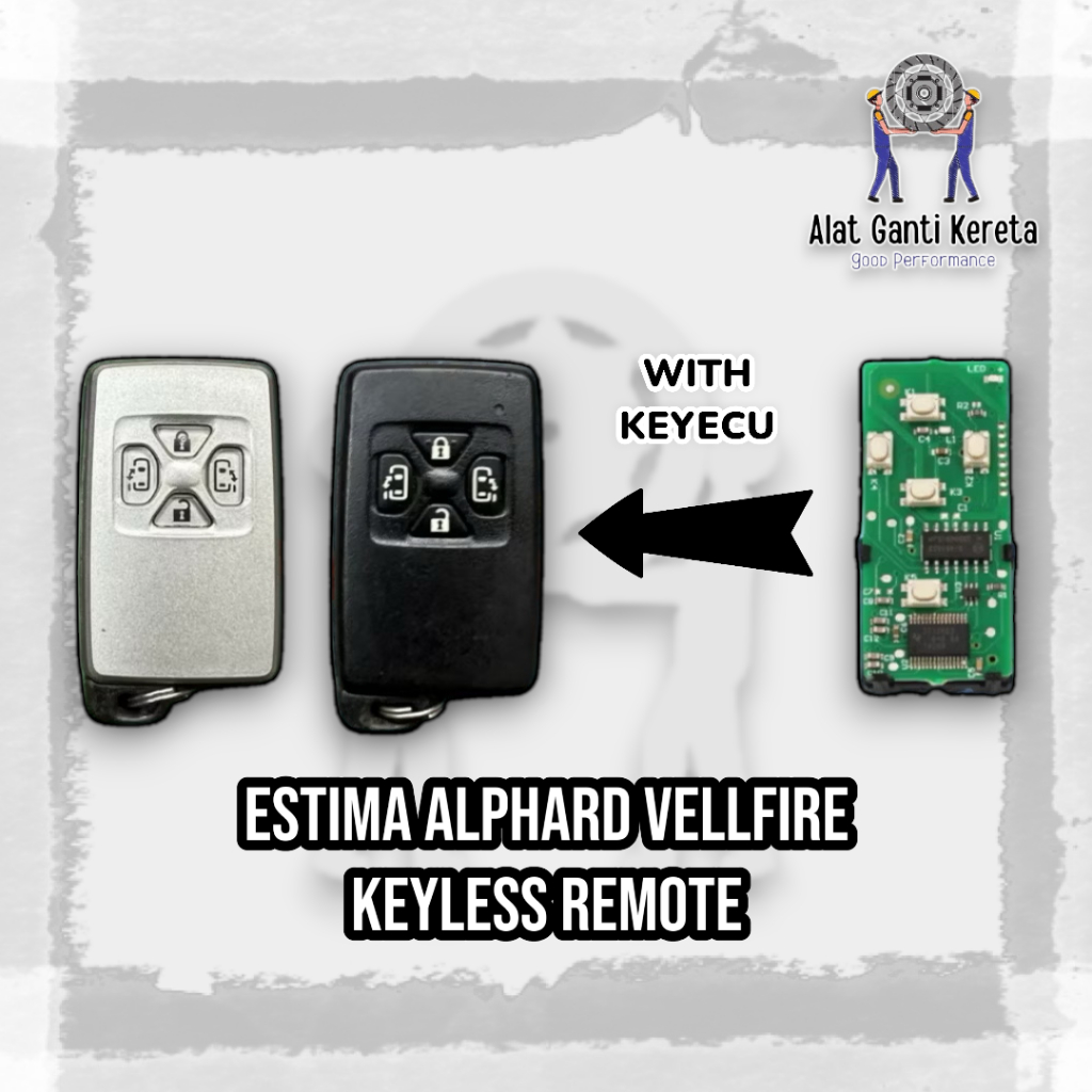 SMARTKEY KEYLESS REMOTE FOR TOYOTA ESTIMA ACR50 ALPHARD ANH10 VELLFIRE ...