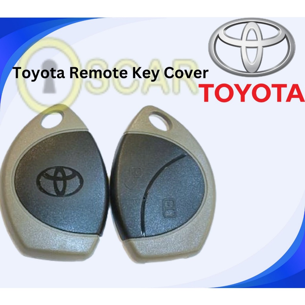 TOYOTA OEM Vios/Hilux/Vigo/Innova Car Alarm Remote Control Key Cover ...