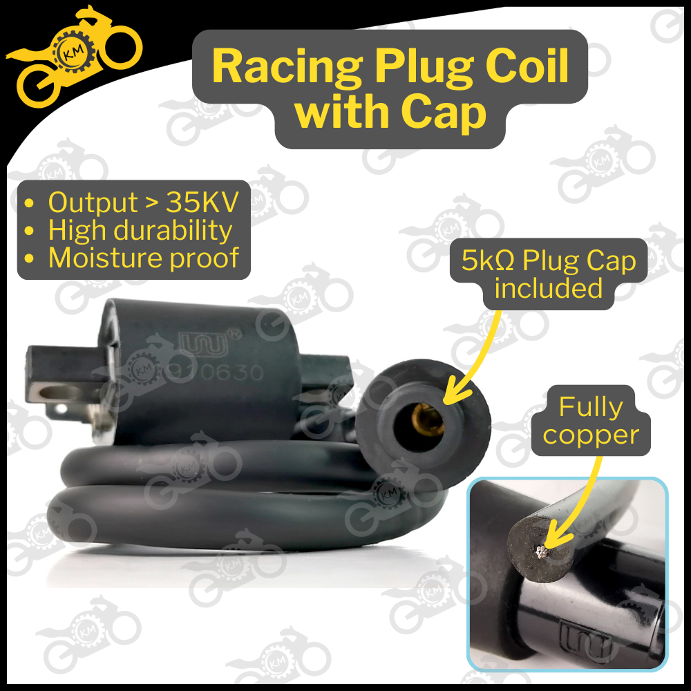 Ignition Coil Racing[EX5/DREAM/EGO/ELIT/FUTURE/FZ150/GBO/HP/CLASS/1/GT ...