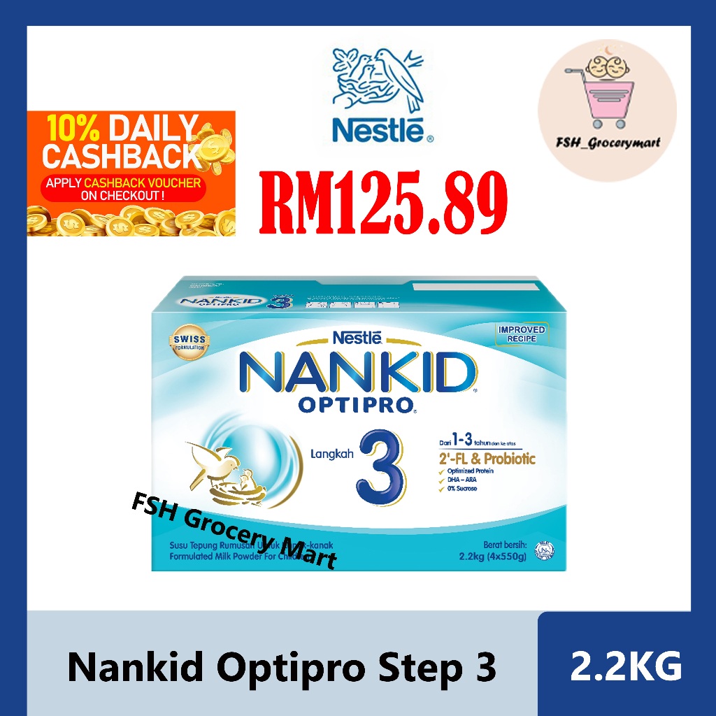 Nestle NANKID OPTIPRO Step 3 1.2kg / 2.2kg (Online Exclusive) Nan ...