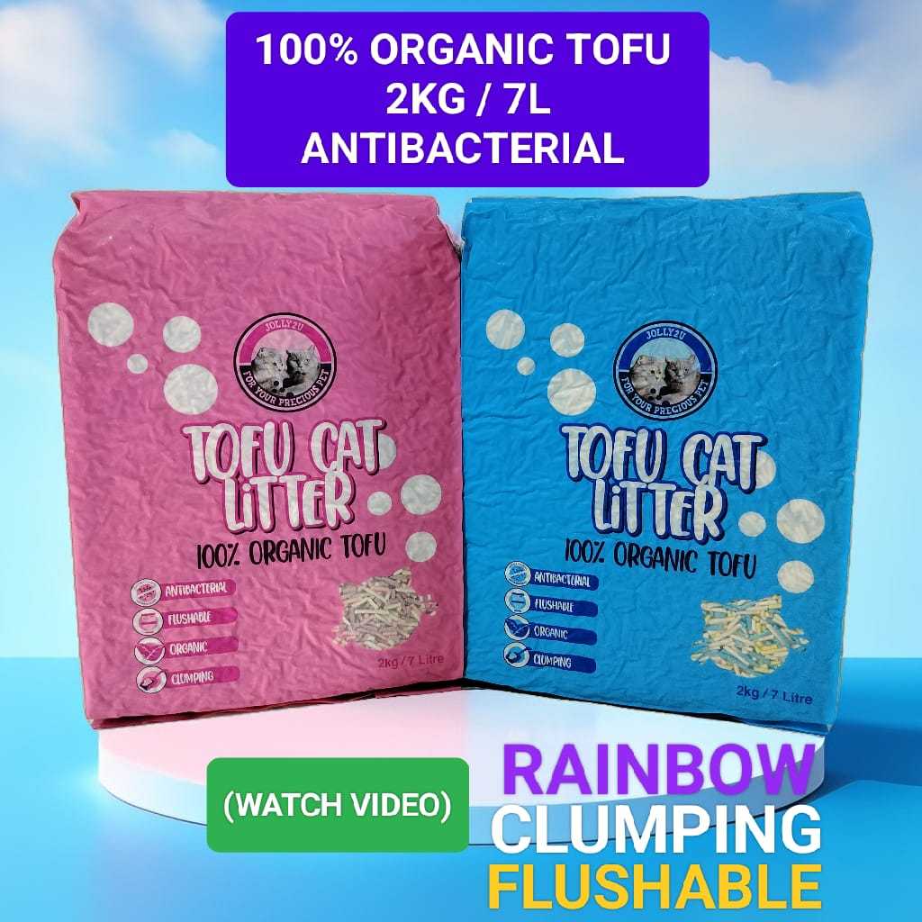 PASIR KUCING TOFU / TOFU CAT LITTER / 100% ORGANIK TOFU / PASIR KUCING ...