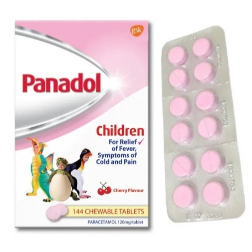 PANADOL Chewable Fever Tablet for Children 12’s (1 Strip) - Fever ...