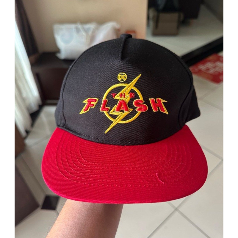 Limited Edition The Flash Superhero Black & Red Hat Adjustable Cap ...