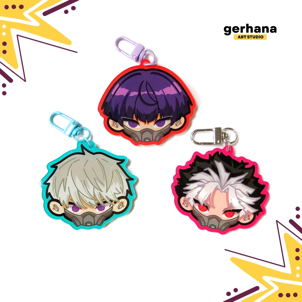 Kaiju No. 8 Acrylic Chibi Keychain | Hoshina Soshiro Narumi Gen ...