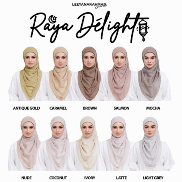 LEEYANA RAHMAN RAYA DELIGHT | SHAWL MELLYSA | Shopee Malaysia