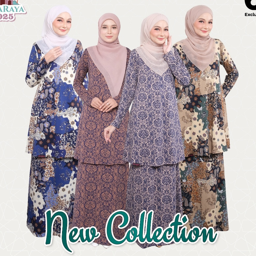 [2025] 4. Premium Design Baju Kurung Fatimah Ironless by Dhia Cotton ...
