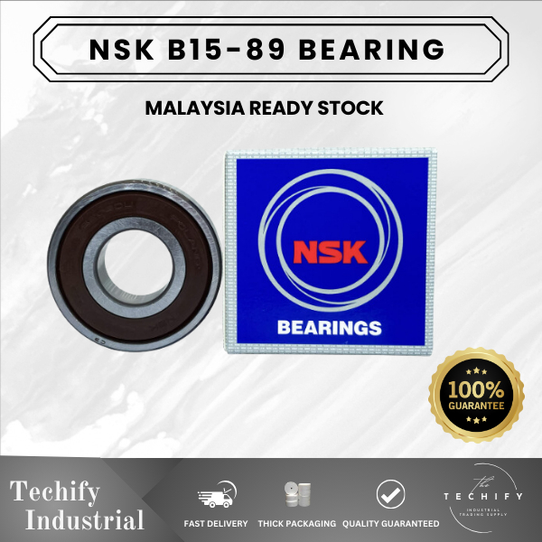 NSK B15-89 15X46X14 Alternator Bearing Special design High speed and ...