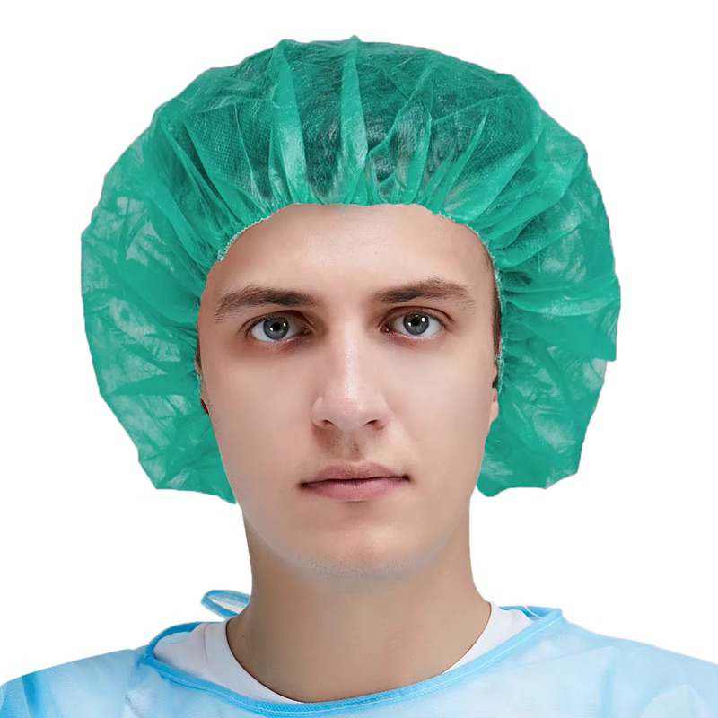 Disposable Nurse Cap, 30gsm, PP, 21” (51cm), Green, 100pcs/pak | Shopee ...