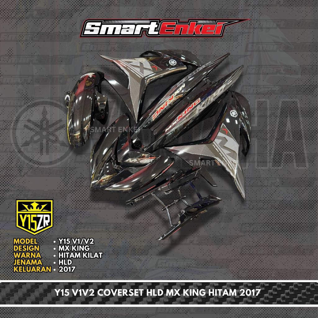 Y15 V1/V2 COVERSET MX KING HITAM 2017 HLD | Shopee Malaysia
