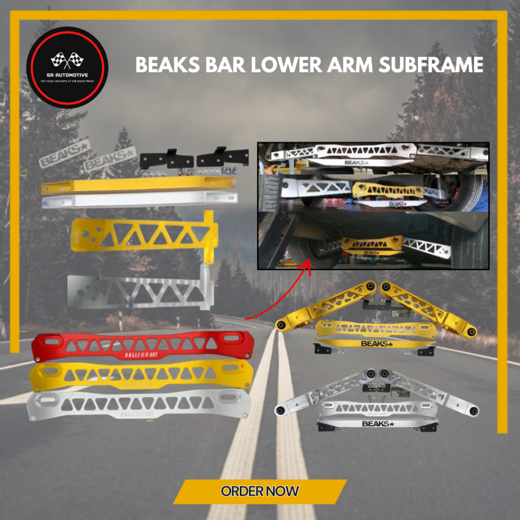 BEAKS BAR LOWER ARM SUBFRAME PROTON WIRA SATRIA PUTRA GEN 2 PERSONA ...