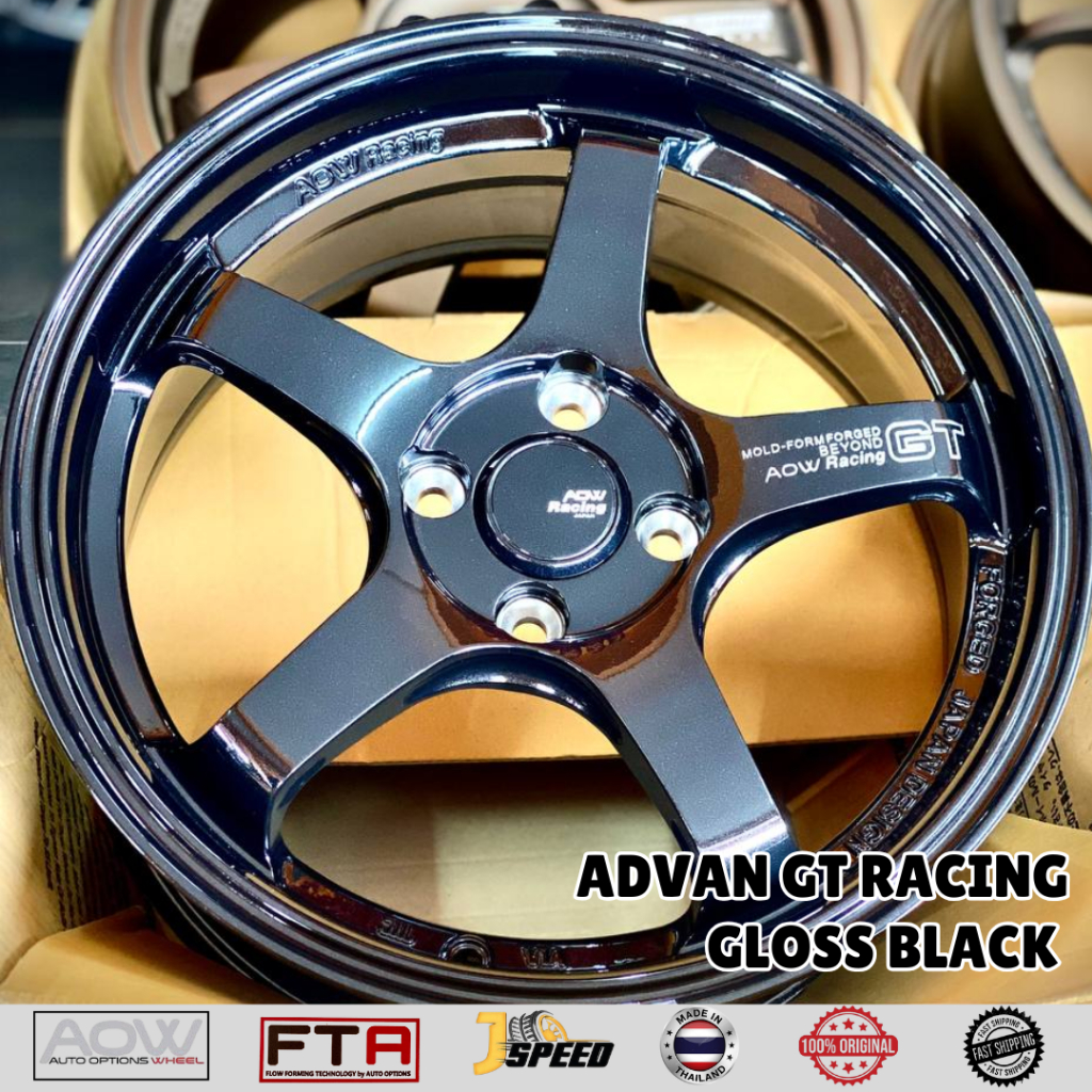 [NEW] ORIGINAL AOW ADVAN GT RACING BLACK 16" [FLOW FORMING TECHNOLOGY] | Shopee Malaysia