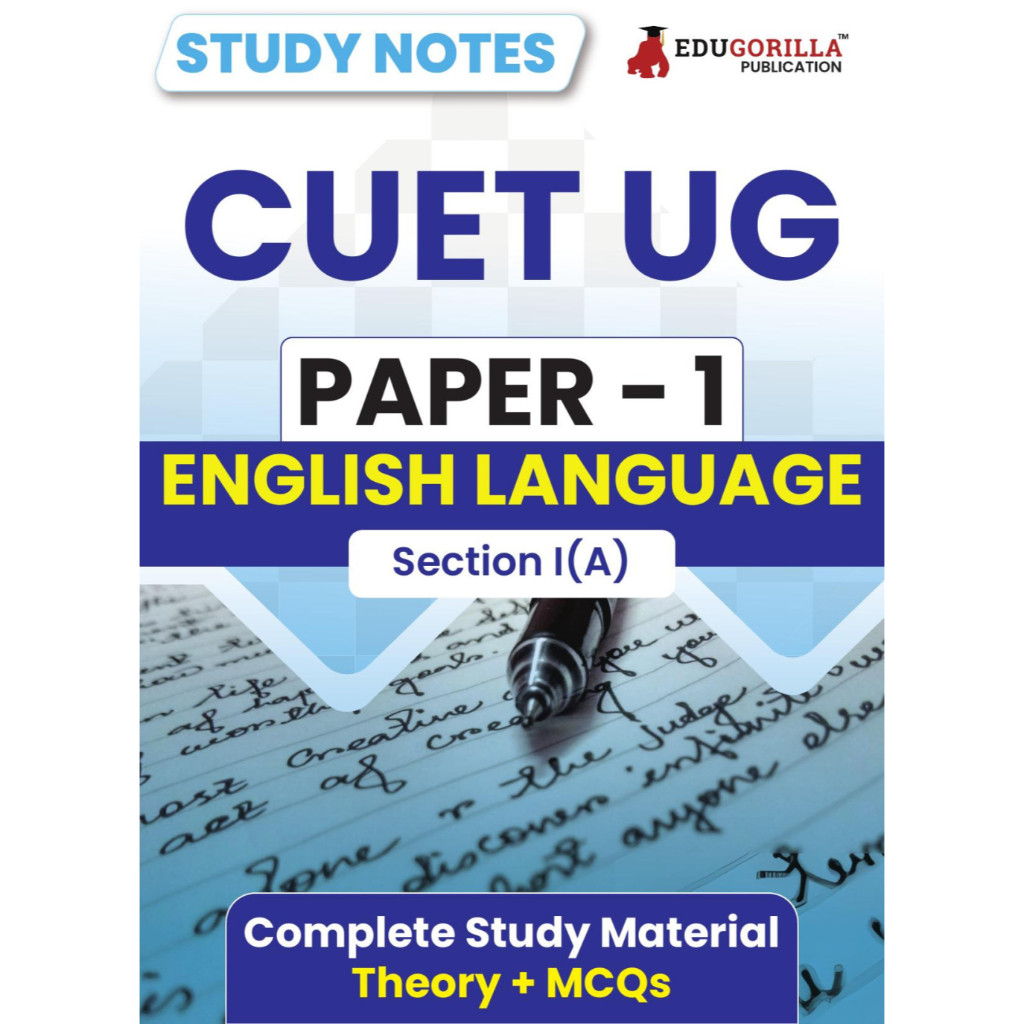 CUET UG Paper 1 : English Language Study Notes 2024 with Theory ...